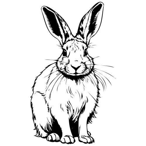 Hare Outline Vector Images (over 9,600)