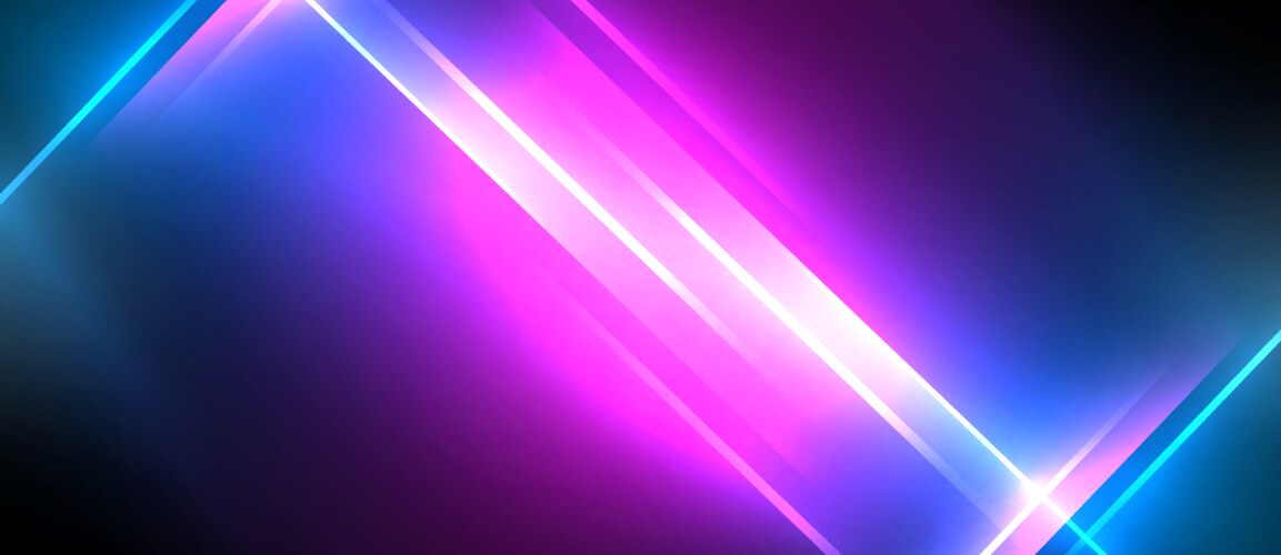 Electric blue and neon purple light beam Vector Image