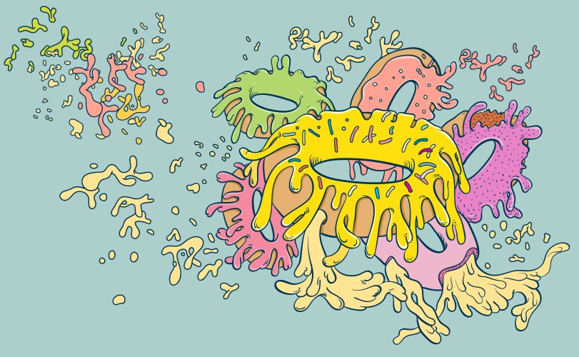 Hand drawn doodle style Royalty Free Vector Image