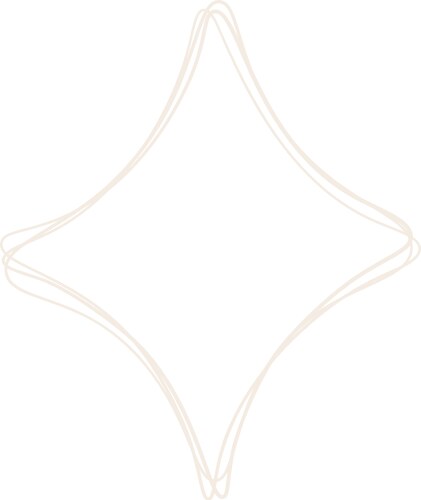 Rhombus outline frame Royalty Free Vector Image