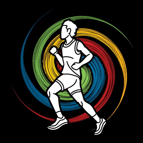 Marathon Runner Logo Vector Images (over 4,200)
