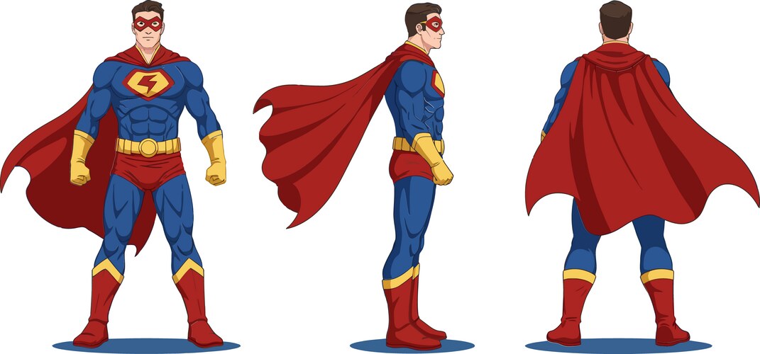 Superhero Transformation Vector Images (over 370)