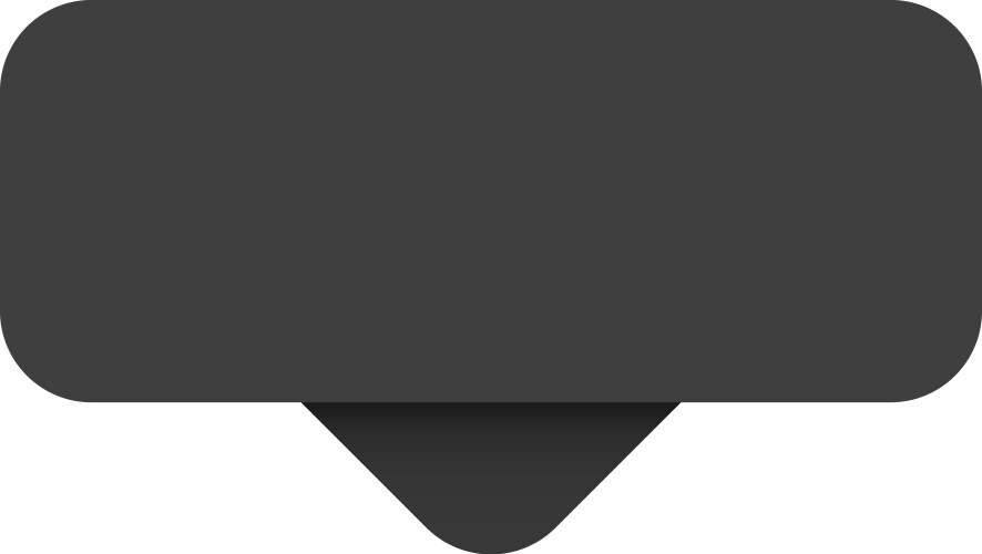 Blank sticker sign on transparent background Vector Image