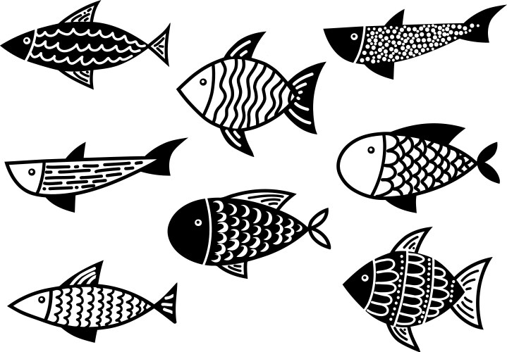 Fish Outline Vector Images (over 100,000)