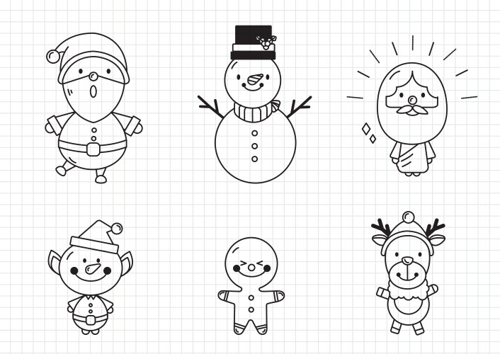 Christmas Elf Outline Vector Images (over 980)