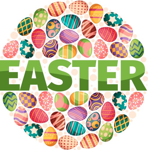 Easter egg tree Royalty Free Vector Image - VectorStock