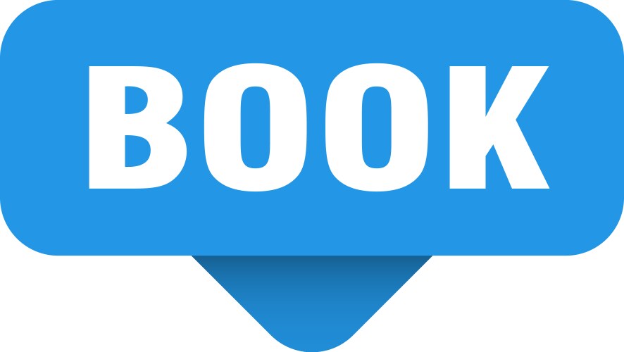 Book sticker sign on transparent background Vector Image