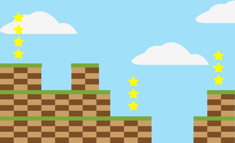 Seamless game ground textures Royalty Free Vector Image