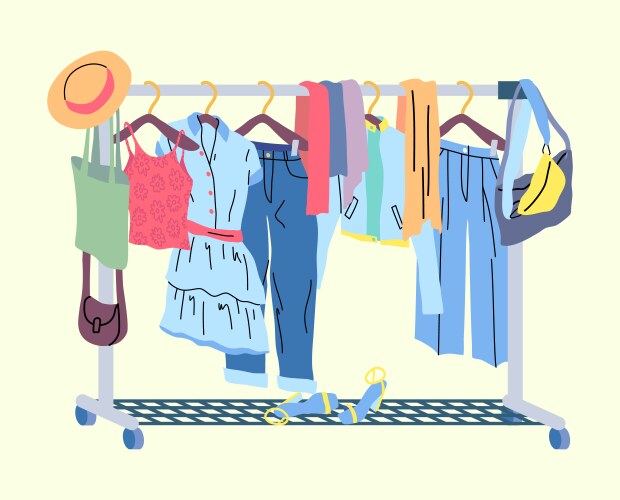 Cartoon Clothes Rack
