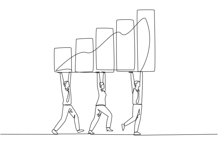 Teamwork Single Line Drawing Vector Images (over 3,300)