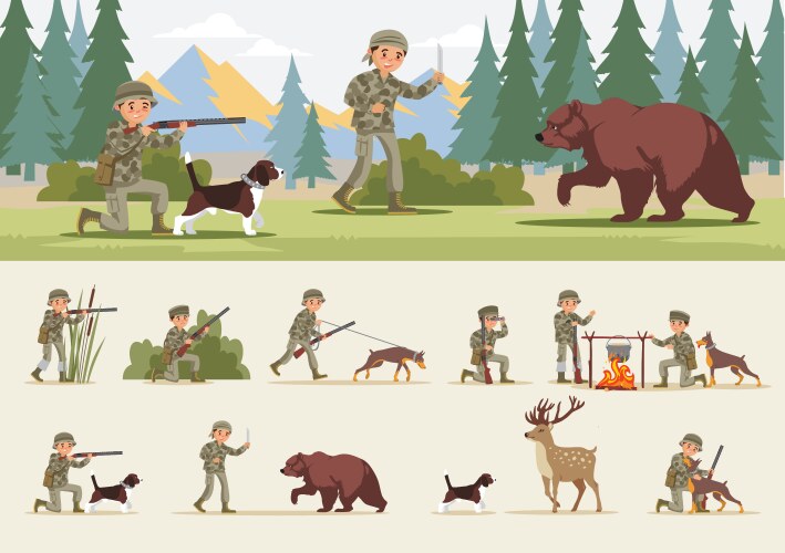 Hunting Vector Images (over 170,000)