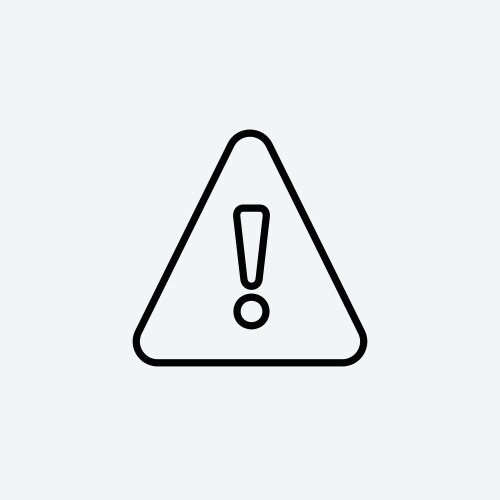 Error Triangle Icon - Warning Symbol – Royalty-Free Vector | VectorStock