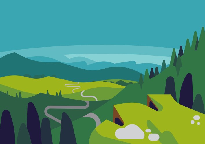 Cartoon Valley Vector Images (over 7,300)