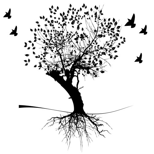 Abstract tree Royalty Free Vector Image - VectorStock