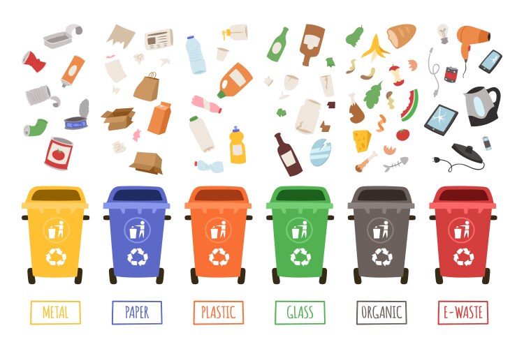 Waste Segregation Vector Images (over 4,500)