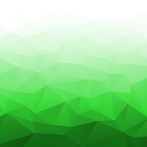 Abstract green triangle background Royalty Free Vector Image