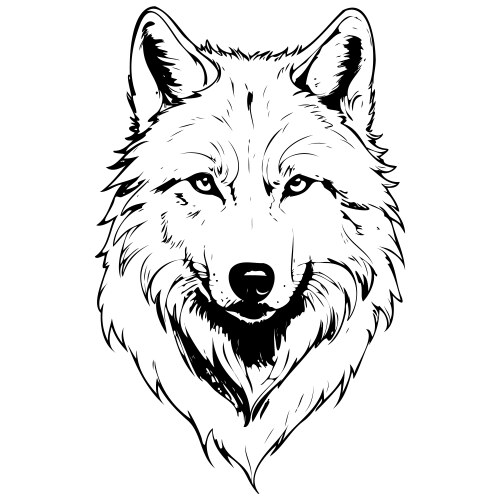 Wolf Outline Vector Images (over 6,900)