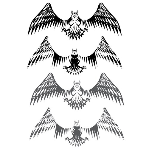 Eagles Nation Mascot & Logo Set – Royalty-Free Vector | VectorStock