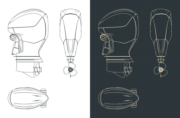 Outboard Motor Boat Power Vector Images (over 550)
