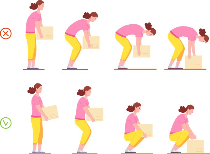 Heavy Box Lifting Cartoon Vector Images (over 560)