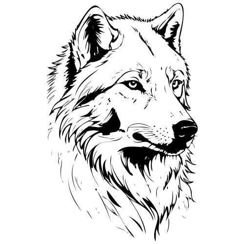 Wolf Outline Vector Images (over 6,900)