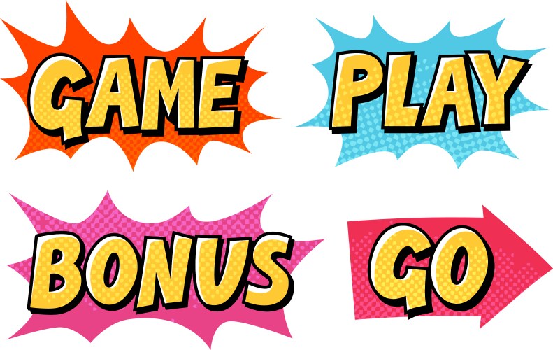 Gamer Word Vector Images (over 510)