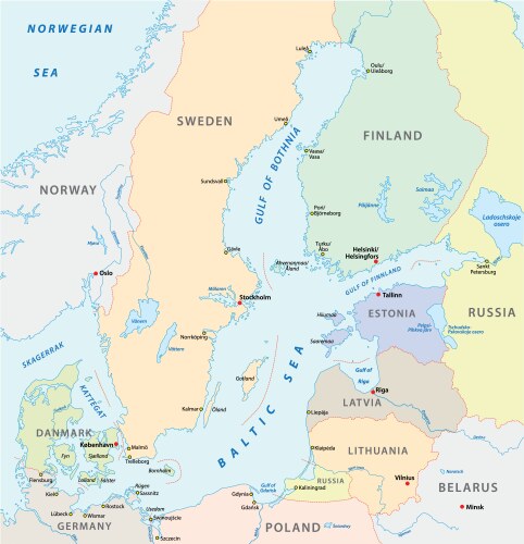 Detailed colored road map ukraine Royalty Free Vector Image