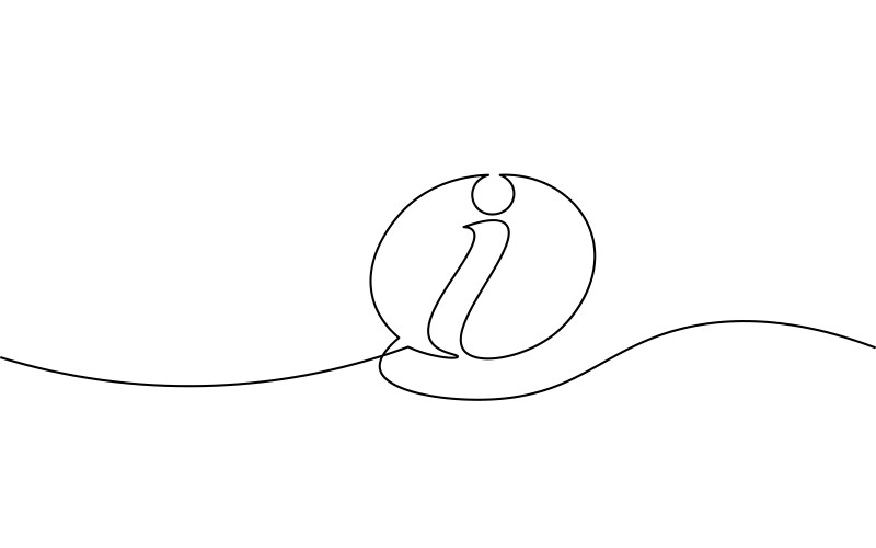 Spiral seashell in one continuous line drawing Vector Image