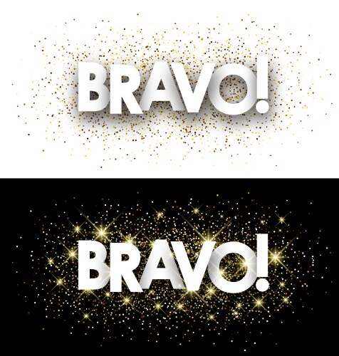 Hands clapping applause - bravo Royalty Free Vector Image