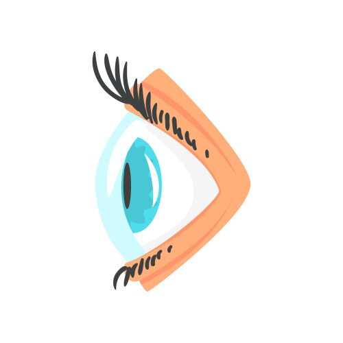 Cartoon side view of an owl perched on a large Vector Image