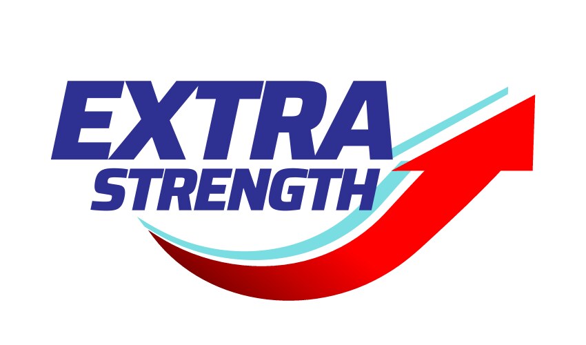 Maximum strength logo icon badge Royalty Free Vector Image