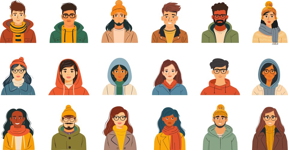 Cartoon Avatars Vector Images (over 250,000)