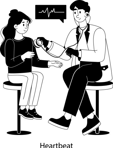 Regular checkup Royalty Free Vector Image - VectorStock