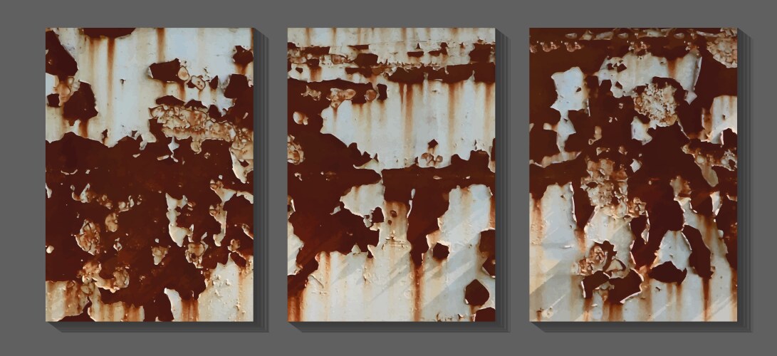 Rusty Metal Texture Background Royalty Free Vector Image