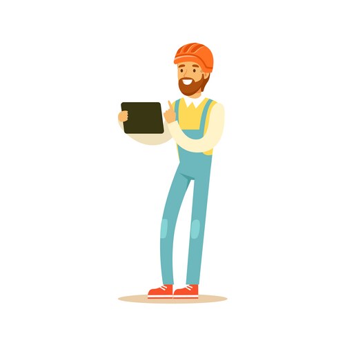 Engineer Testing API Connection – Royalty-Free Vector | VectorStock