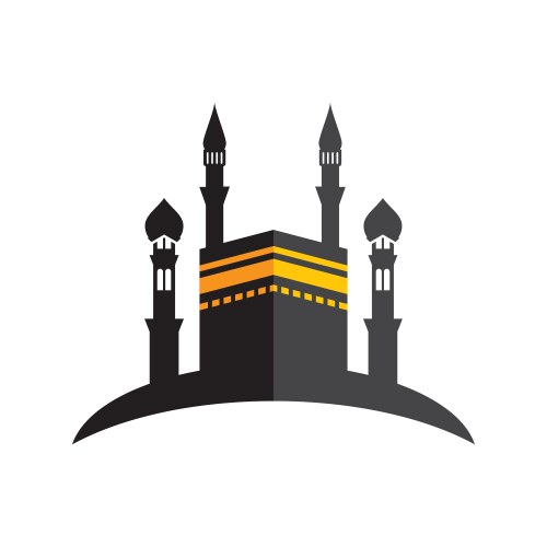 Kaaba logo Royalty Free Vector Image - VectorStock