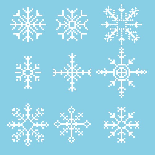 8 Bit Christmas Retro Vector Images (over 300)