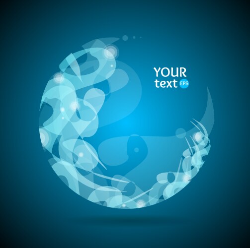 Fantasy navigation sphere Royalty Free Vector Image