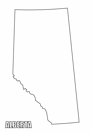 Alberta Map Outline Vector Images (over 230)