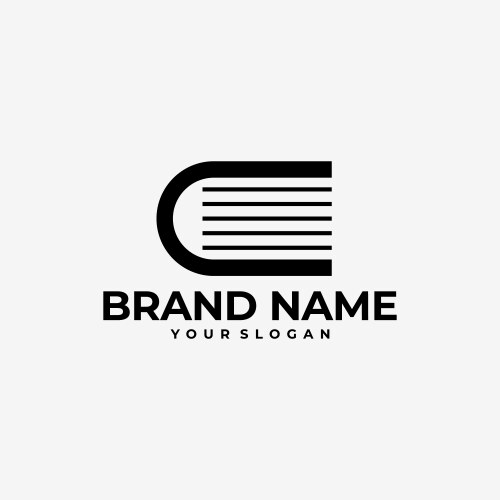 Creative book pencil pen logo icon Royalty Free Vector Image