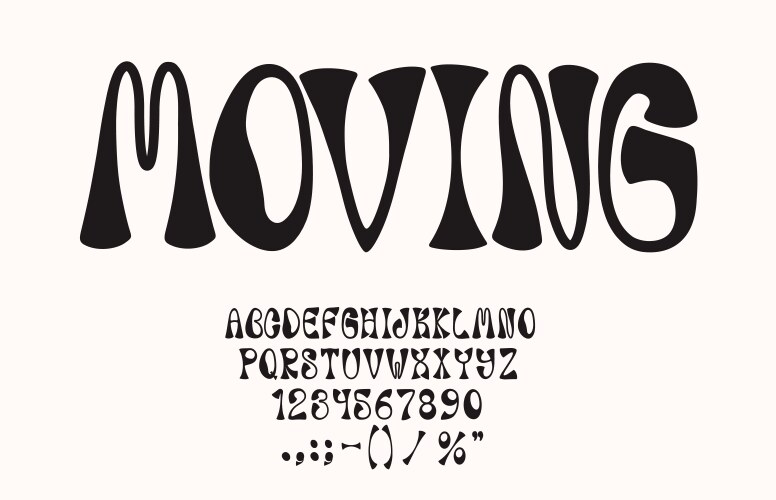 Psychedelic Alphabet Vector Images (over 300)