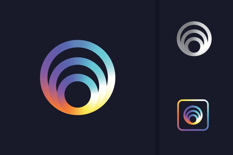 Abstract circle logo design template Royalty Free Vector Abstract circle logo design template Royalty Free Vector
