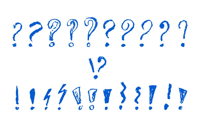 Asking Emoji Vector Images (over 330)