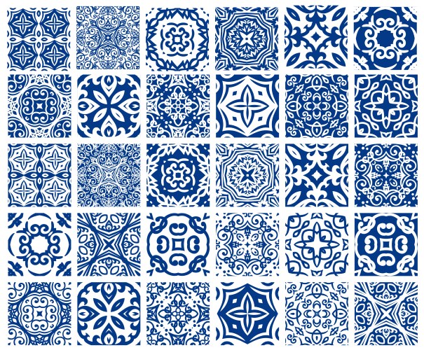 Tile pattern background Royalty Free Vector Image