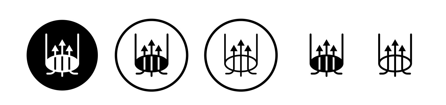 Air compressor icon symbol on white background Vector Image