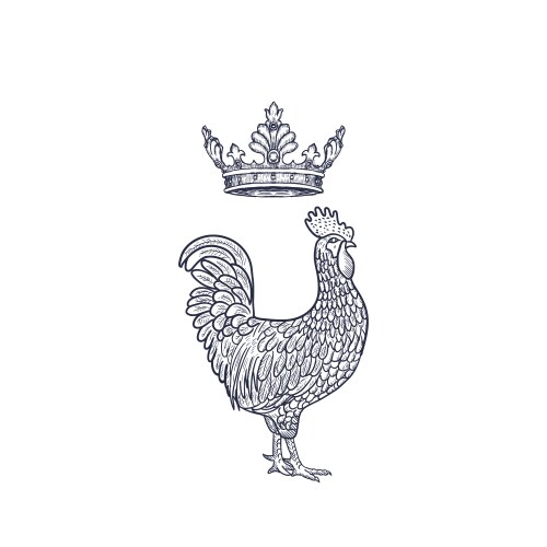 Sketch crown simple crowns hand drawn Royalty Free Vector