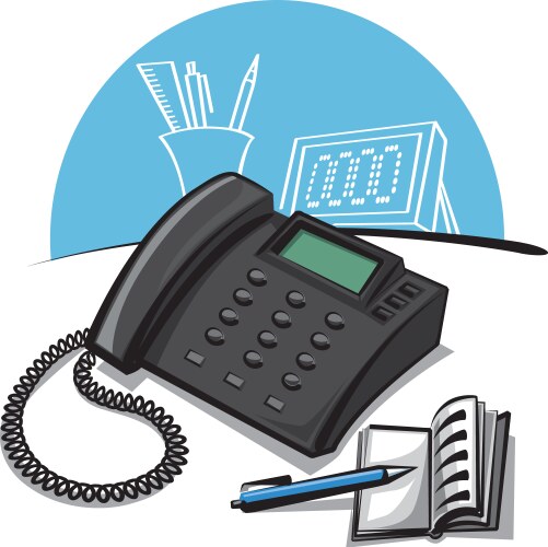 Free Office Phone Vector Images (over 4,100)