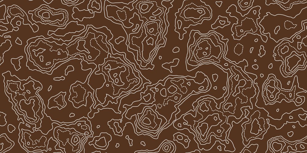 Topography beige map seamless pattern with dotted Vector Image