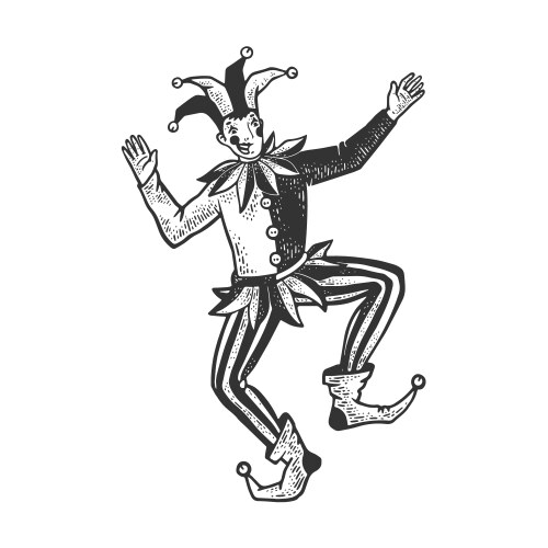 Man falling into open manhole sketch Royalty Free Vector