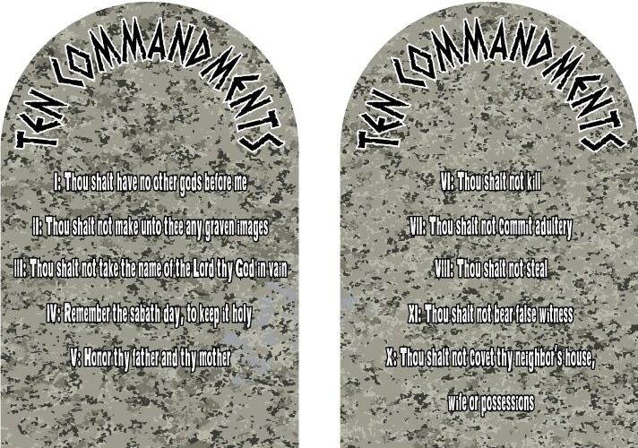 10 Commandments Vector Images (over 1,200)